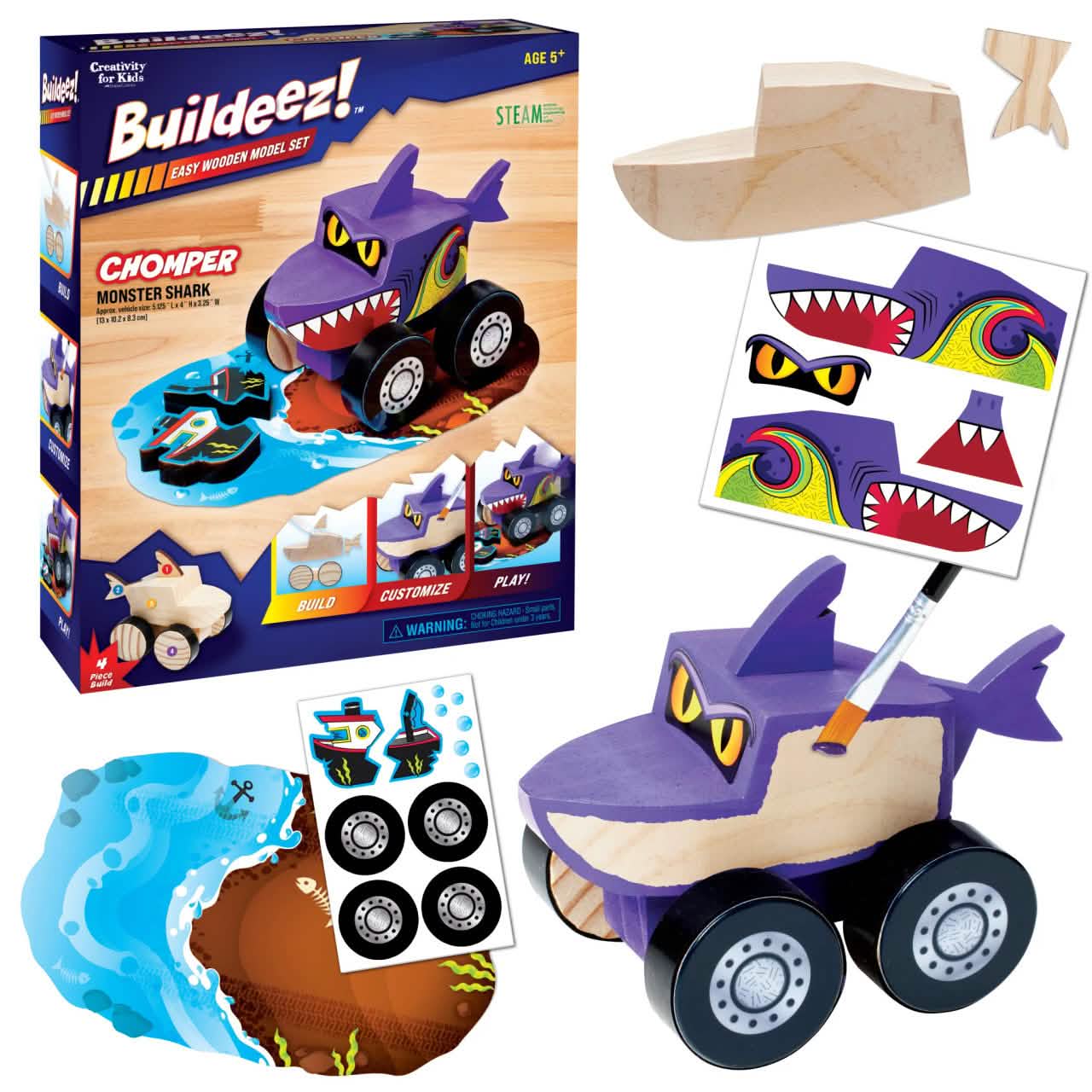 Buildeez! Monster Shark Chomper – Kidding Around NYC