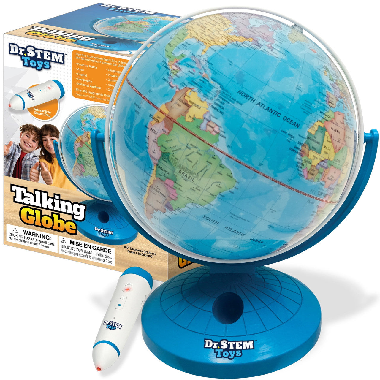 INTERACTIVE TALKING GLOBE – Kidding Around NYC