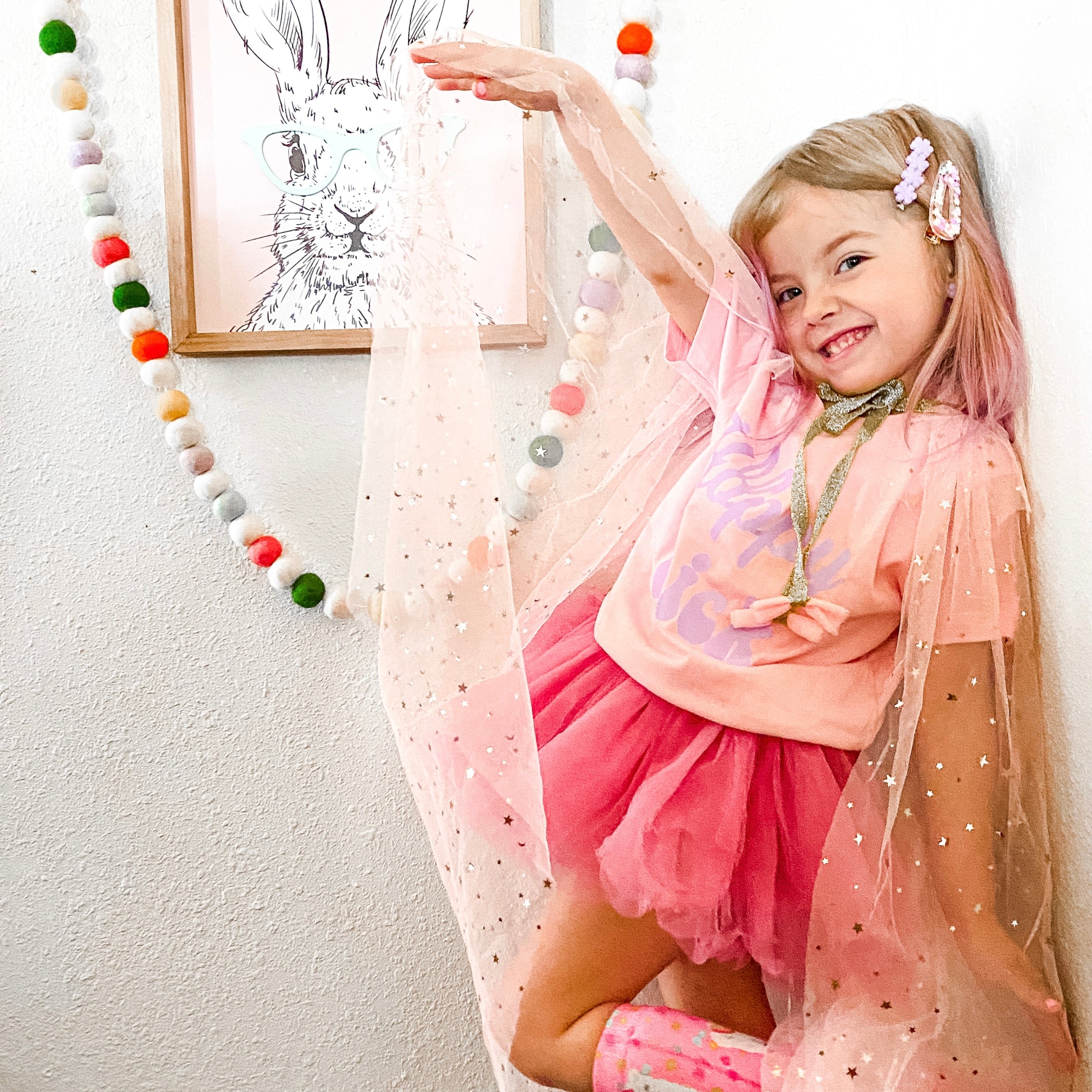 Light Pink Cape 3-6 Years – Kidding Around NYC