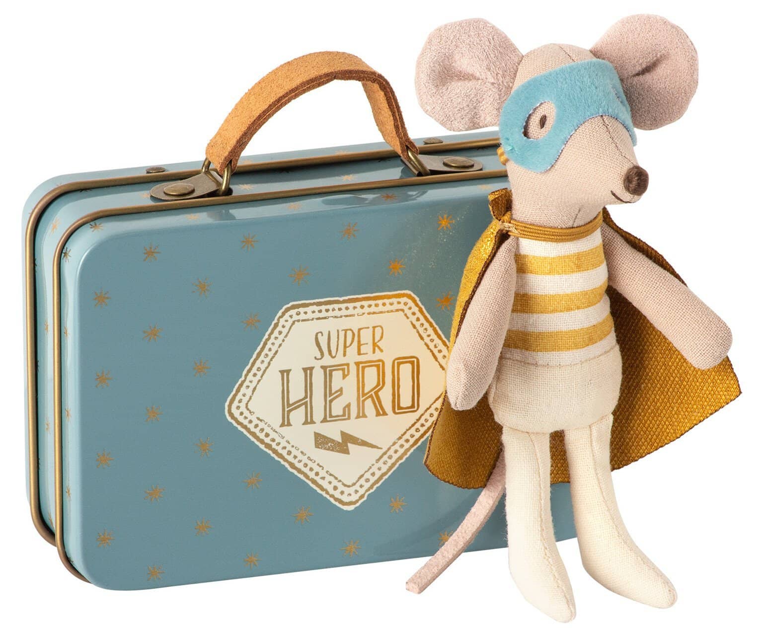 Super Hero Little Brother Mouse in Suitcase – Kidding Around NYC