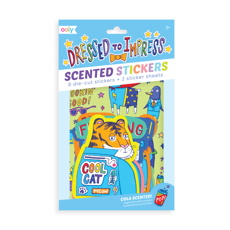 Scented Scratch Stickers: Dressed To Impress (2 Sticker Sheets + 8 Jum ...