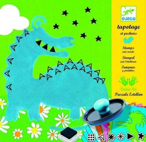 Monsters Stamps And Stencils Kit – Kidding Around NYC