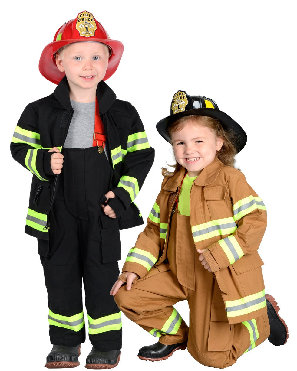 Jr. Firefighter Suit, size 4/6 (Black) – Kidding Around NYC