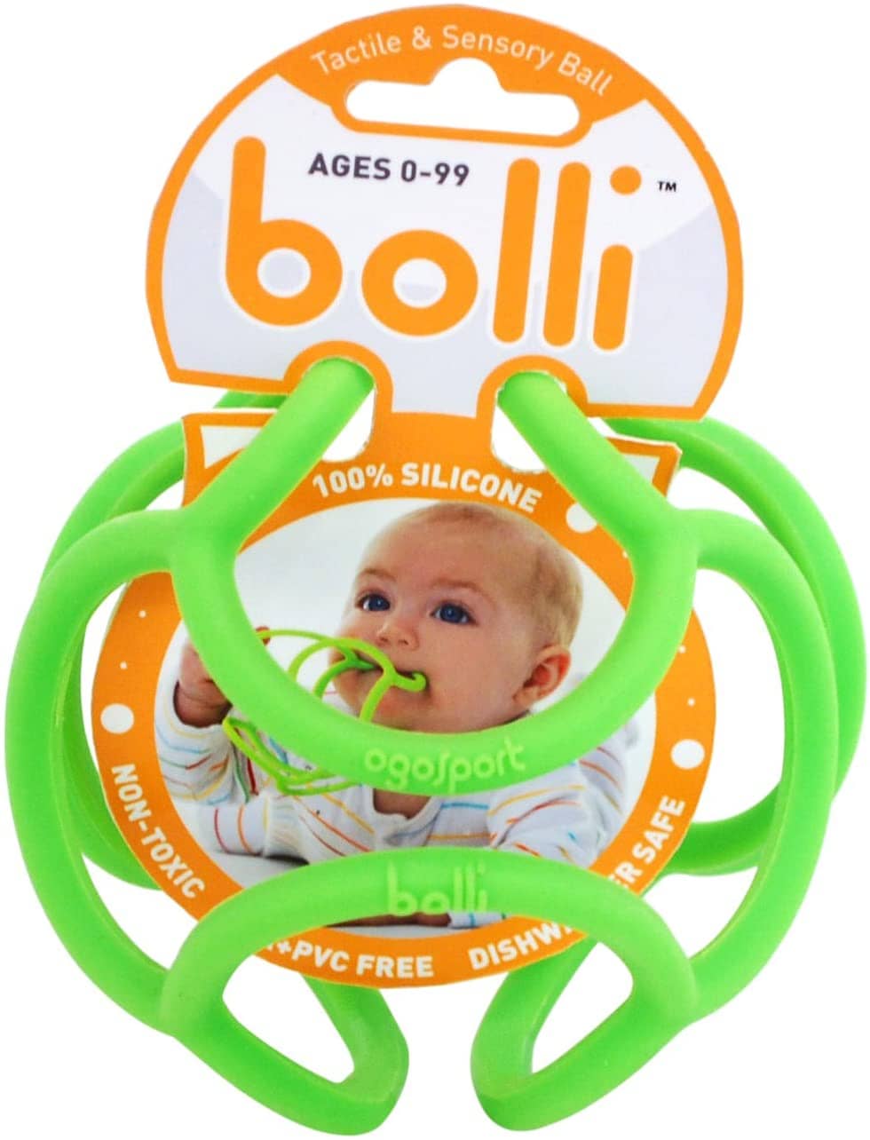 Bolli Flexible Teether Ball (Assorted Colors) – Kidding Around NYC