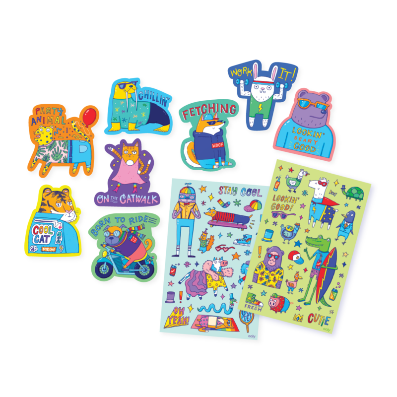 Scented Scratch Stickers: Dressed To Impress (2 Sticker Sheets + 8 Jum ...